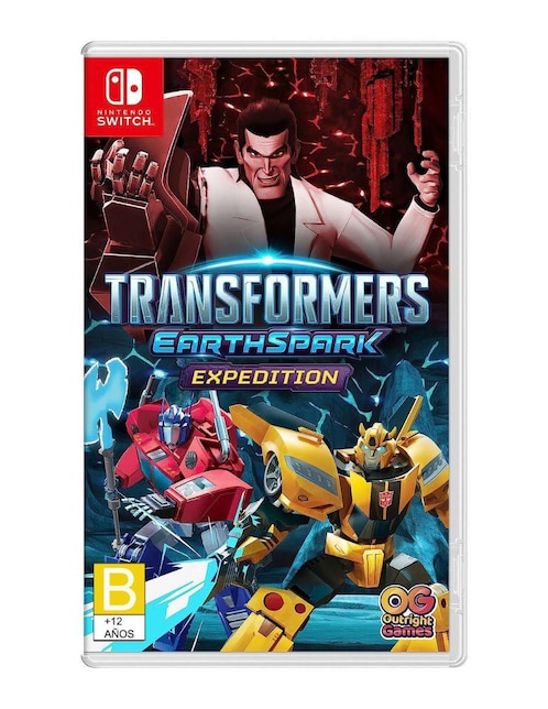 Transformers Earthspark Expedition estándar para nintendo switch 1