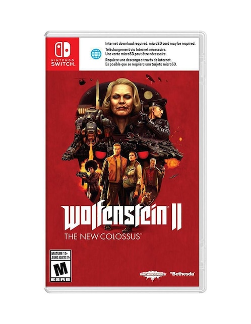 Wolfenstein II The New Colossu para Nintendo Switch físico 1
