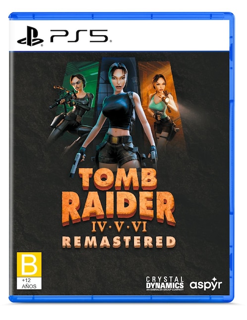 Tomb Raider Iv-V-Vi Starring Lara Croft Playstation remastered para PS5 1