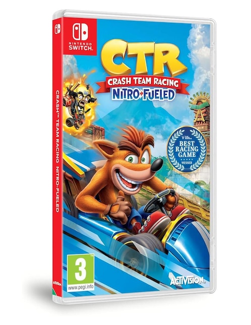 Crash Team Racing Nitro Fueled Nintendo bundle para Nintendo Switch 1
