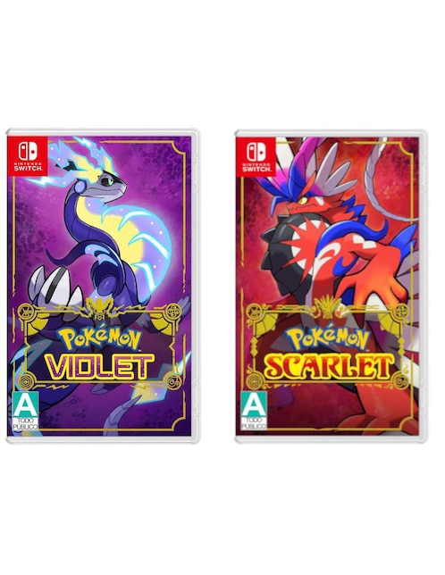 Pokemon Violet + Pokemon Scarlet Nintendo bundle para Nintendo Switch 1
