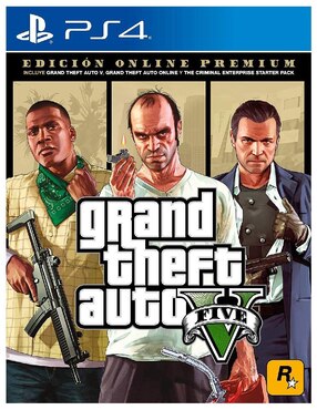 Grand Theft Auto V Edición premium para Playstation 4 Juego Físico
