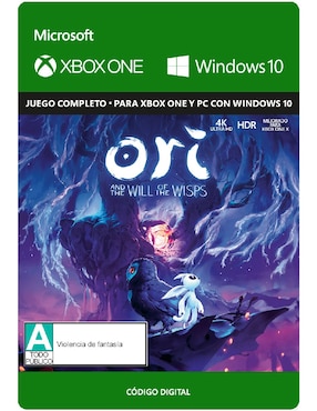 Ori & The Will Of The Wisps Estándar para Xbox One y Windows 10 digital